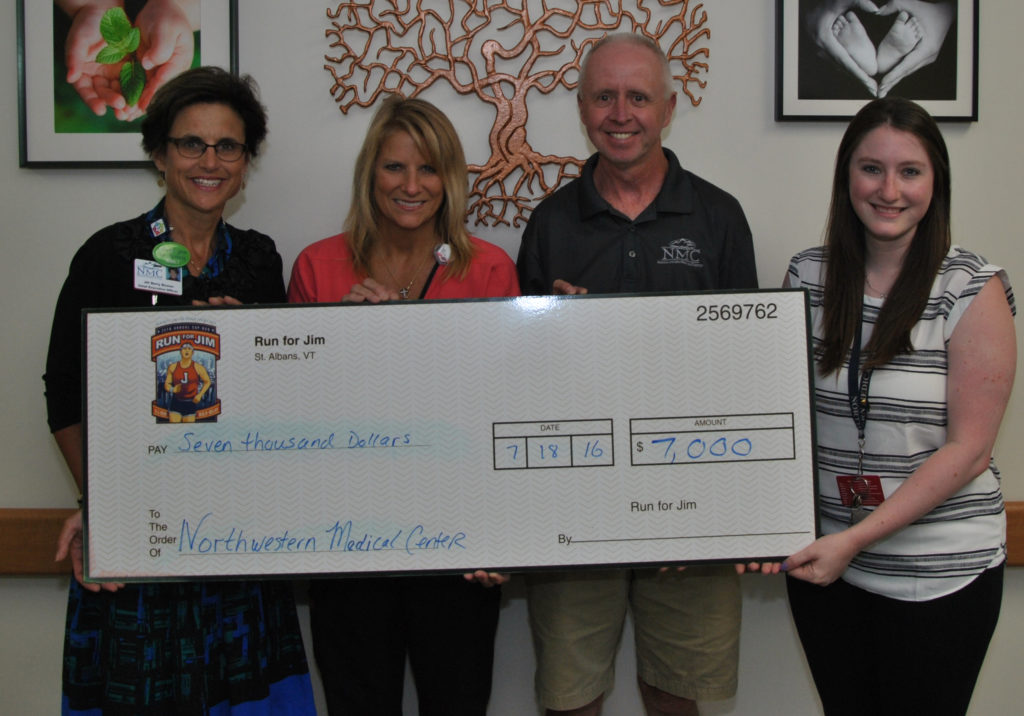 Run for Jim Presents $7,000 to NMC for Bashaw Fund - Northwestern ...